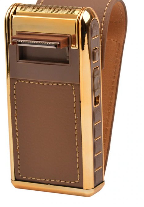 Leather Wrapped Beard Shaving Machine Electric Reciprocating Shaver Kit ...