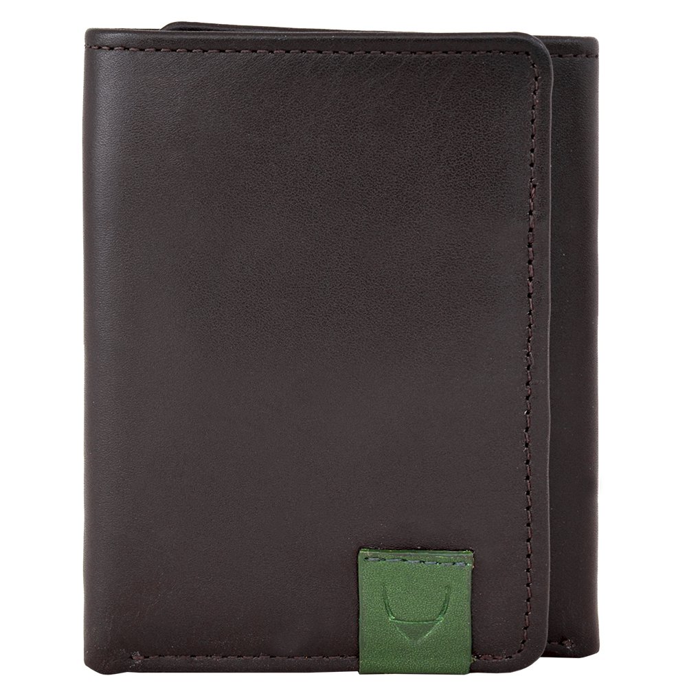 Hidesign Dylan Trifold Wallet with ID Compartment Black