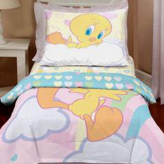 Looney Tunes Tweety Dream Clouds Toddler Bedding Set