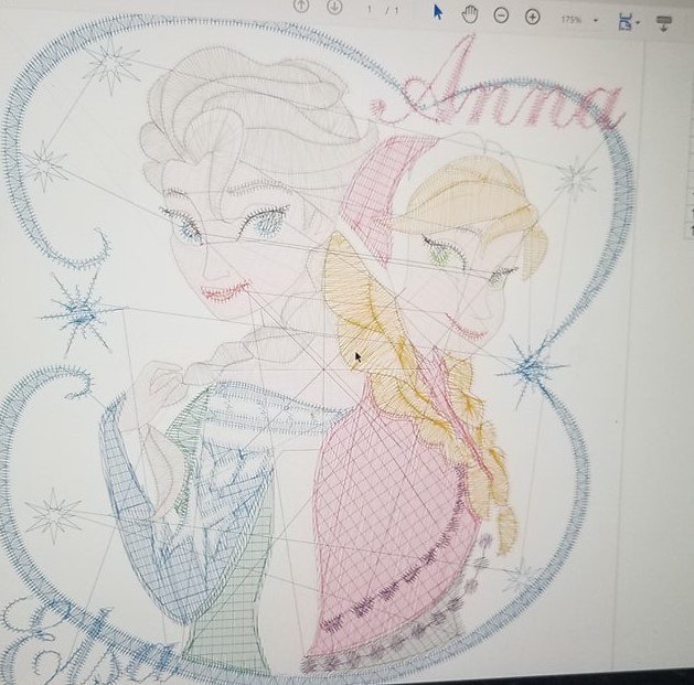 Frozen Embroidery Designs