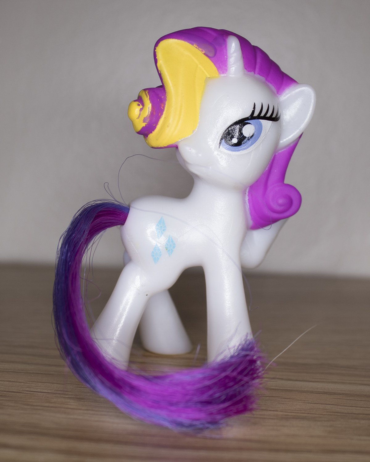 My Little Pony Rarity Happy Meal Toy McDonalds 2011