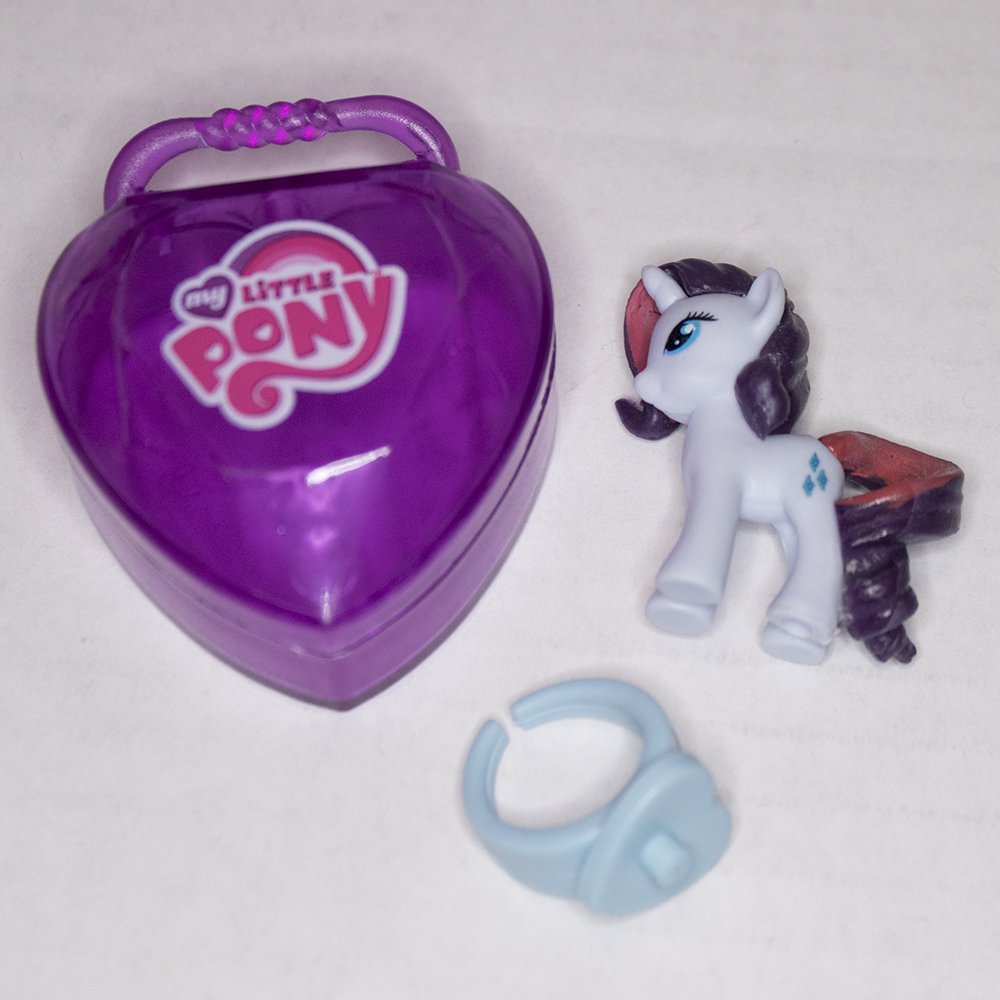 Rarity My Little Pony Surprise Figure Ring + Jewelry Case