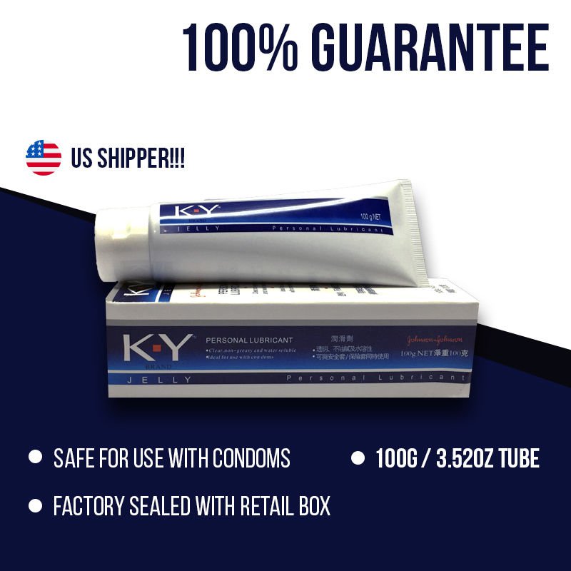 12 Pack K-Y Brand KY Jelly Personal Lubricant 100g/3.5oz DUREX lube ...