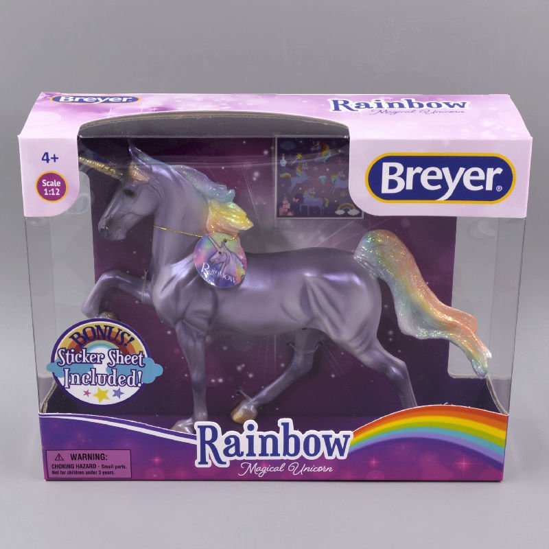 Breyer Freedom Series Magical Rainbow Unicorn Collectible Toy Horse ...