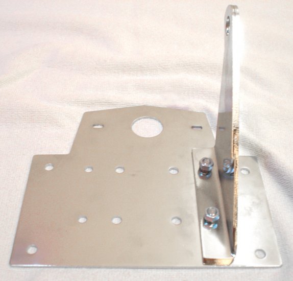 Chrome Billet Side Mount License Plate Frame for Honda Motorcycles