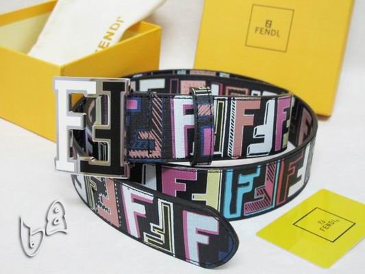 Black Multicolord Fendi Belt