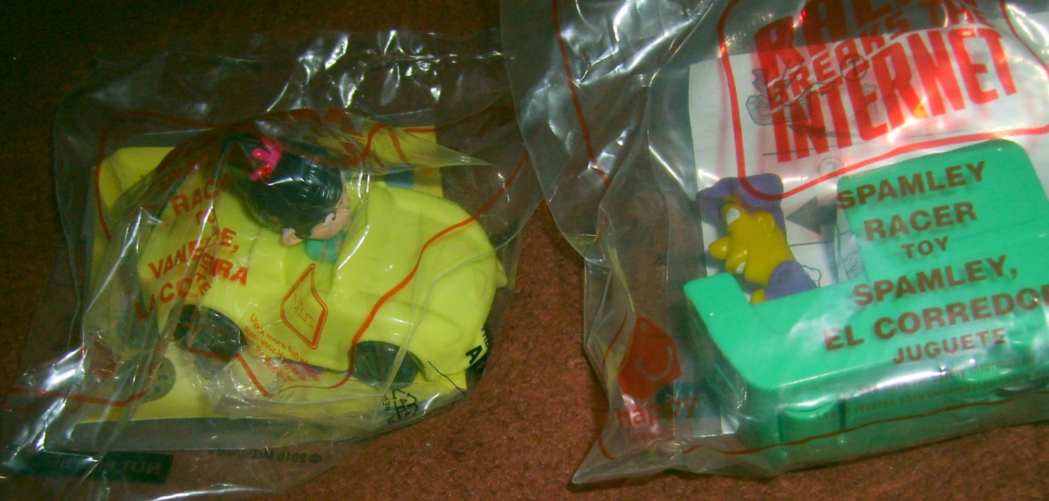 McDonald's Happy Meal Ralph Breaks The Internet Toy #11 SPAMLEY Racer ...