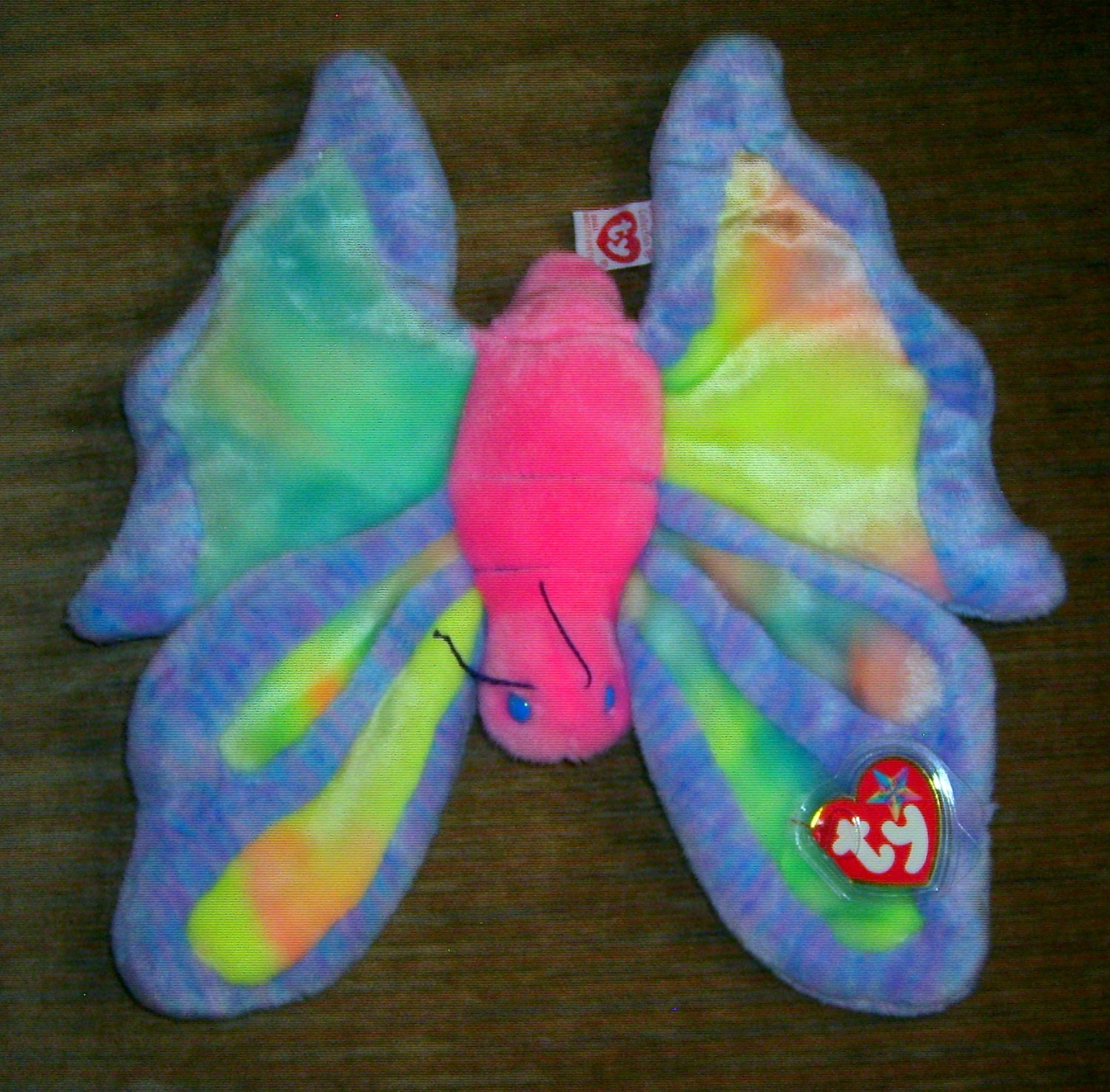 Ty Beanie Buddie Butterfly FLITTER - 2000 Release NWT