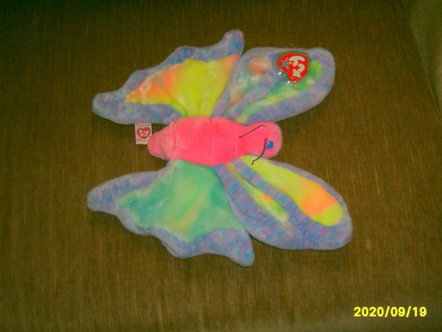 Ty Beanie Buddie Butterfly FLITTER - 2000 Release NWT