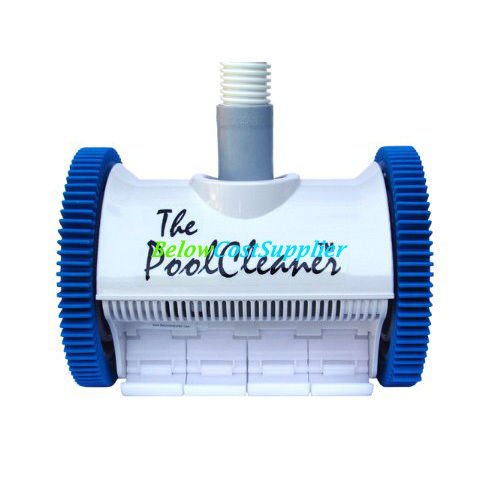 Poolvergnuegen 896584000013 2 Wheel Pool Cleaner White - Complete with Hose