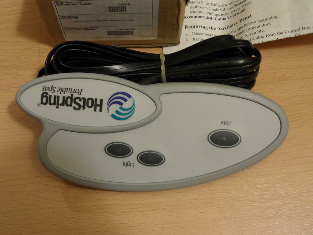 Hot Spring Auxiliary Control Panel 3-Button 74282A 0204-007004 FREE ...