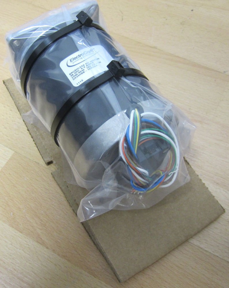 ElectroCraft Brand Brushless DC Motor DA34HBB-10EU5A 6.8 Amp 220 155 OZ ...
