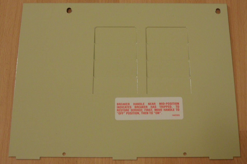 Pentair Compool Breaker Cover Plate for Metal Power Center Box