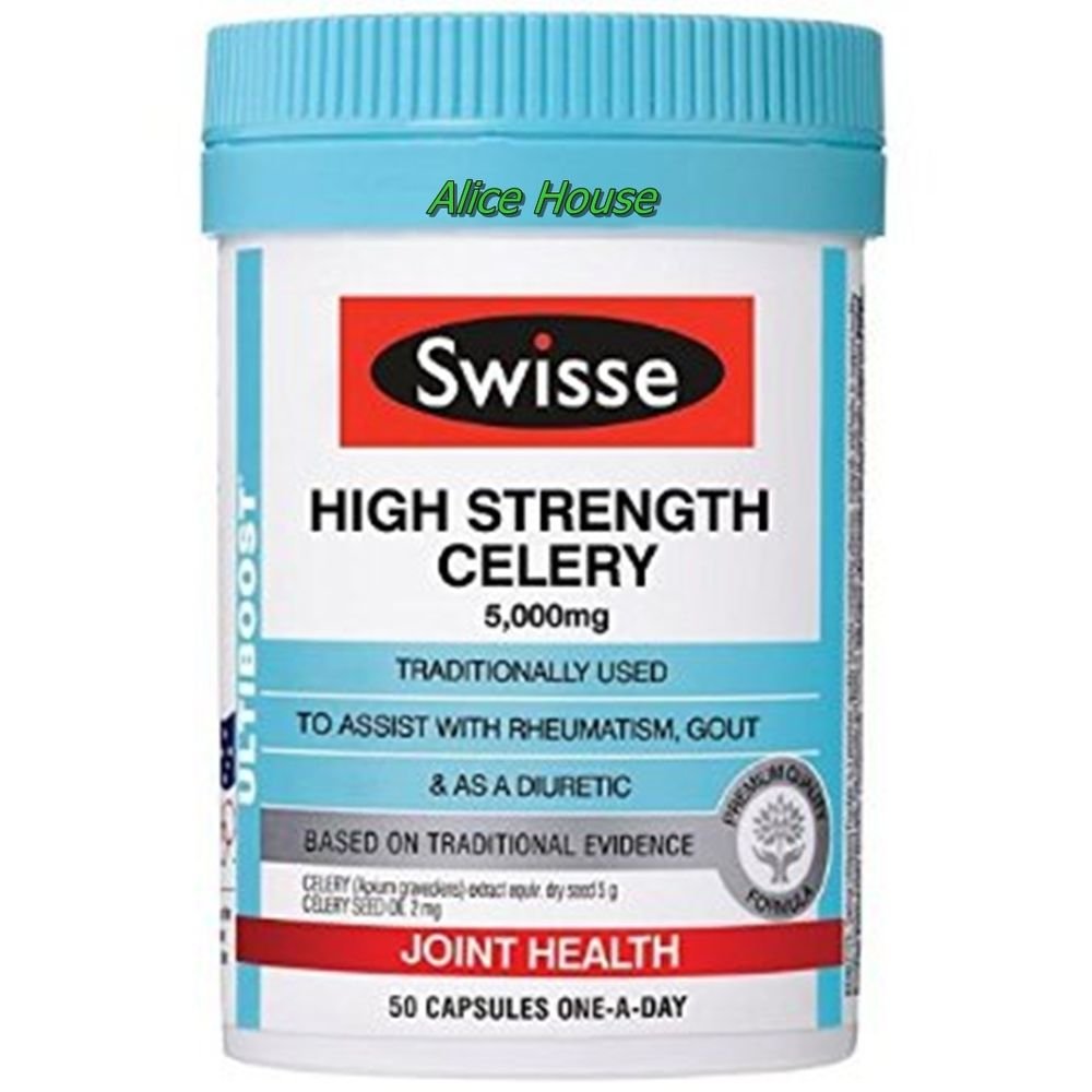 Swisse High Strength Celery 5000mg 50caps (Australia Import)