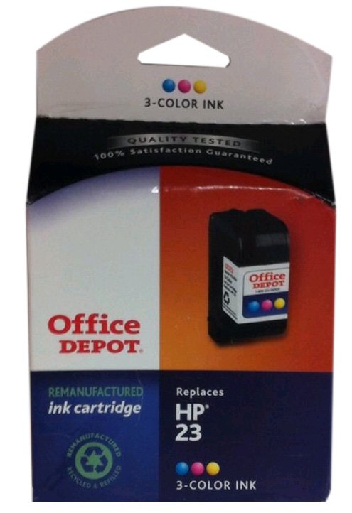 Office Depot Model 23 (C1823D) Tricolor Ink Cartridge