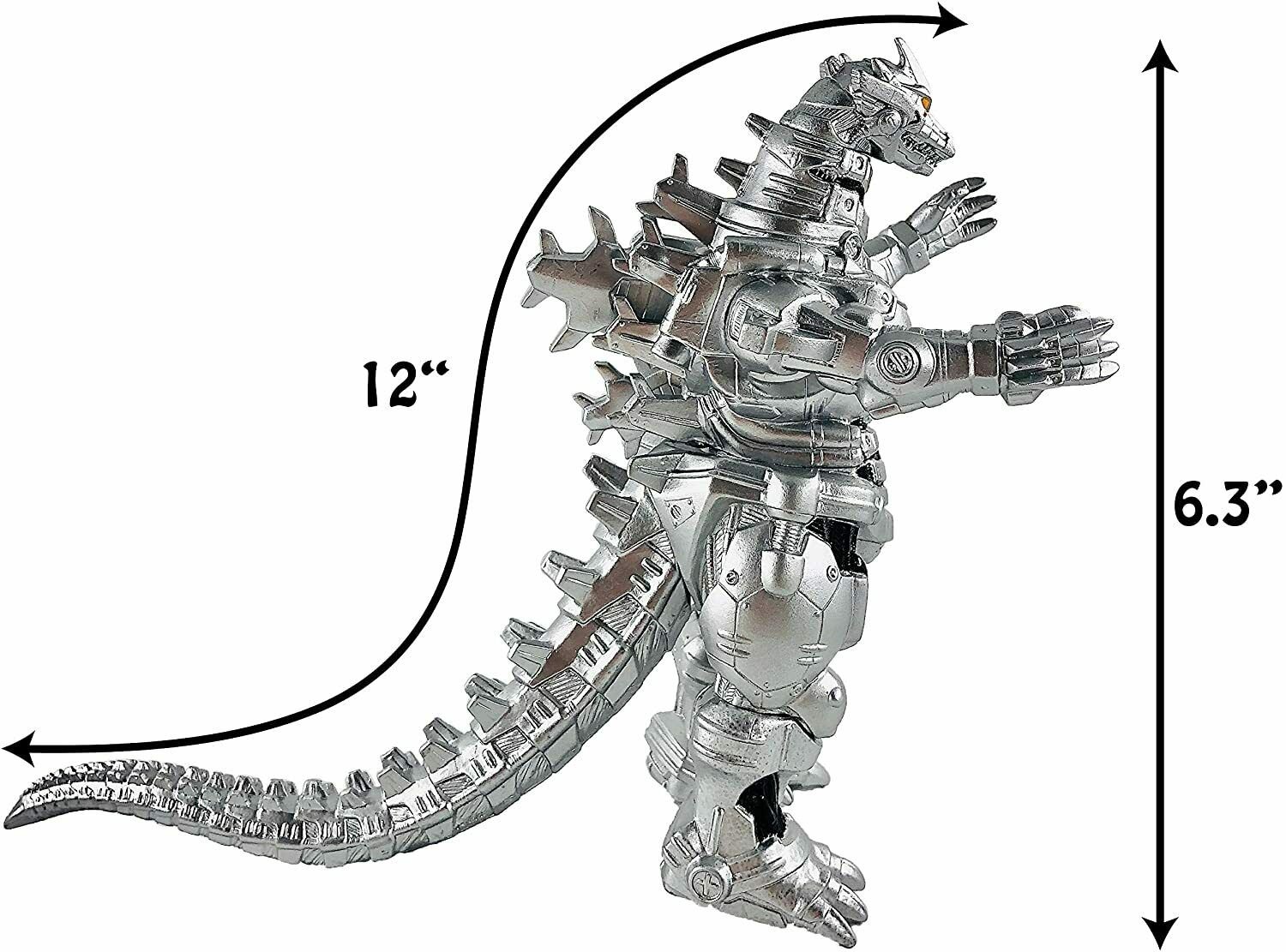 Cute Mechagodzilla Godzilla 2018 Movie Machine Dragon Silver Monster 7 ...
