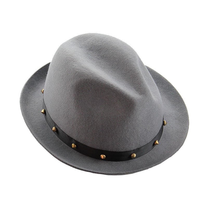Mechaly Women's Haden Grey Fedora MEA0101