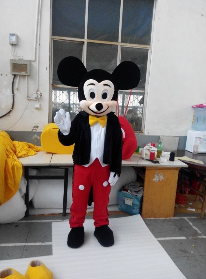 CosplayDiy Unisex Mascot Costume Mickey Mouse Cartoon Character Cosplay ...