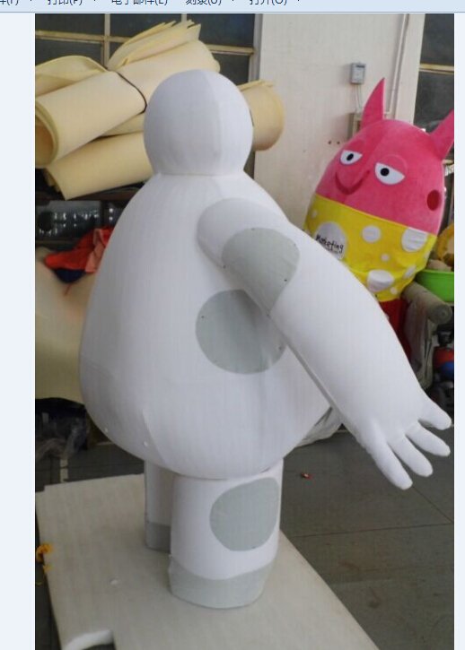 CosplayDiy Unisex Mascot Costume Big Hero 6 Baymax Mascot Costume Cosplay