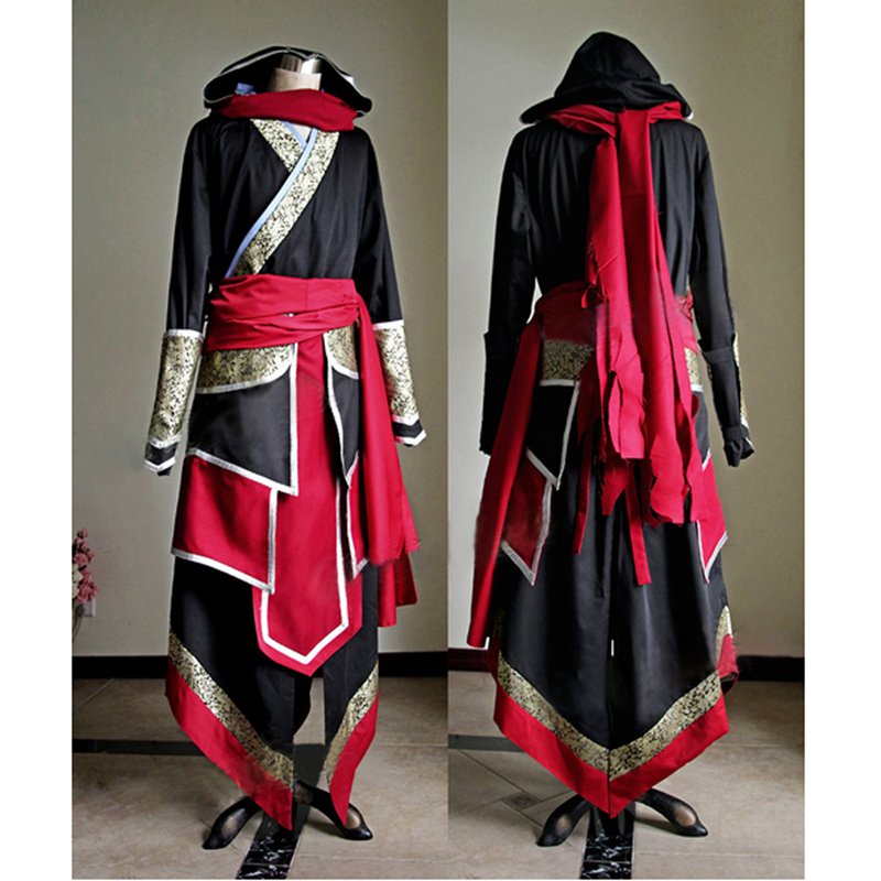 Custom Made Assassin's Creed Cosplay Costume Outfit Set Adult Men