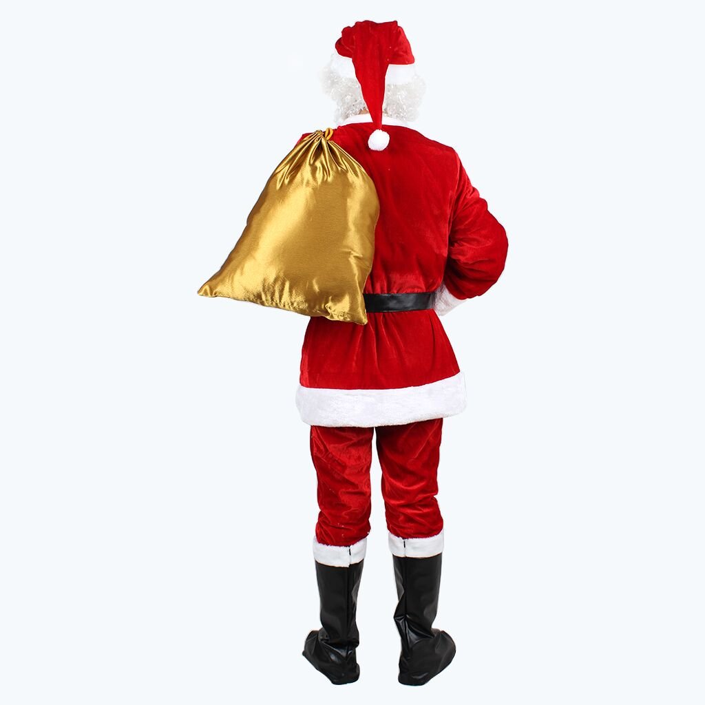 CosplayDiy Men's Costume Christmas Men Outfit Cosplay Father Christmas ...