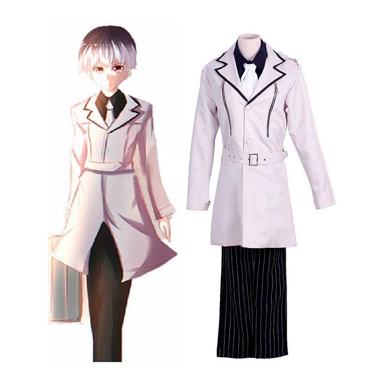 CosplayDiy Men's Outfit Tokyo Ghoul Sasaki Haise outfit Cosplay Costume