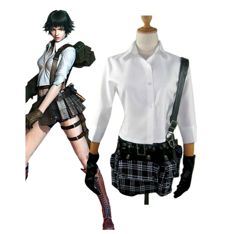 Custom Made Devil May Cry 3 Lady Cosplay Costume
