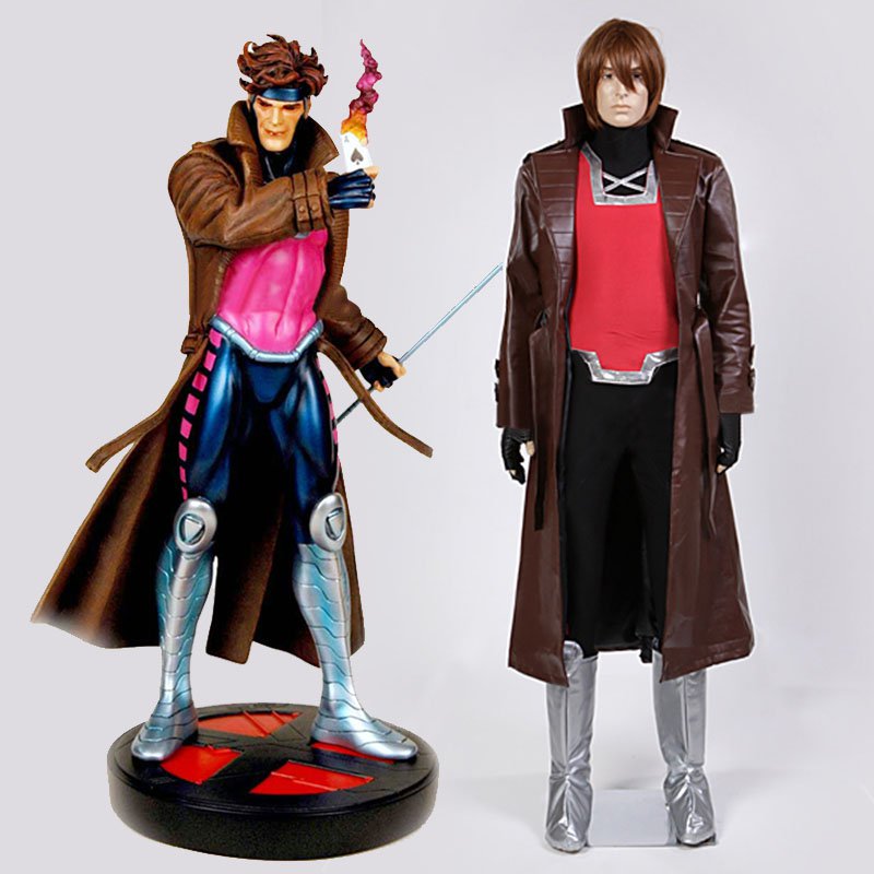 Custom Made X-Men Gambit Cosplay Costume For Halloween