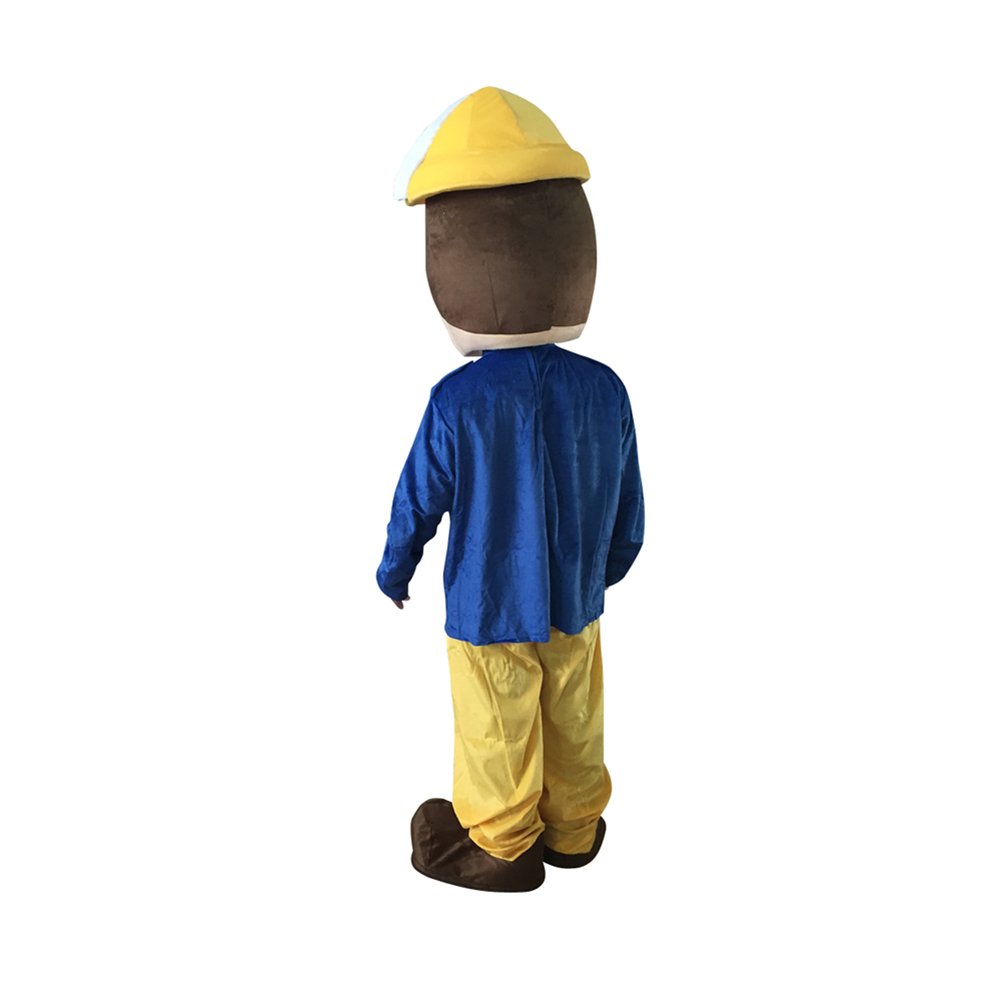 CosplayDiy Unisex Mascot Costume Fireman Sam Fireman Mascot Costume Cosplay
