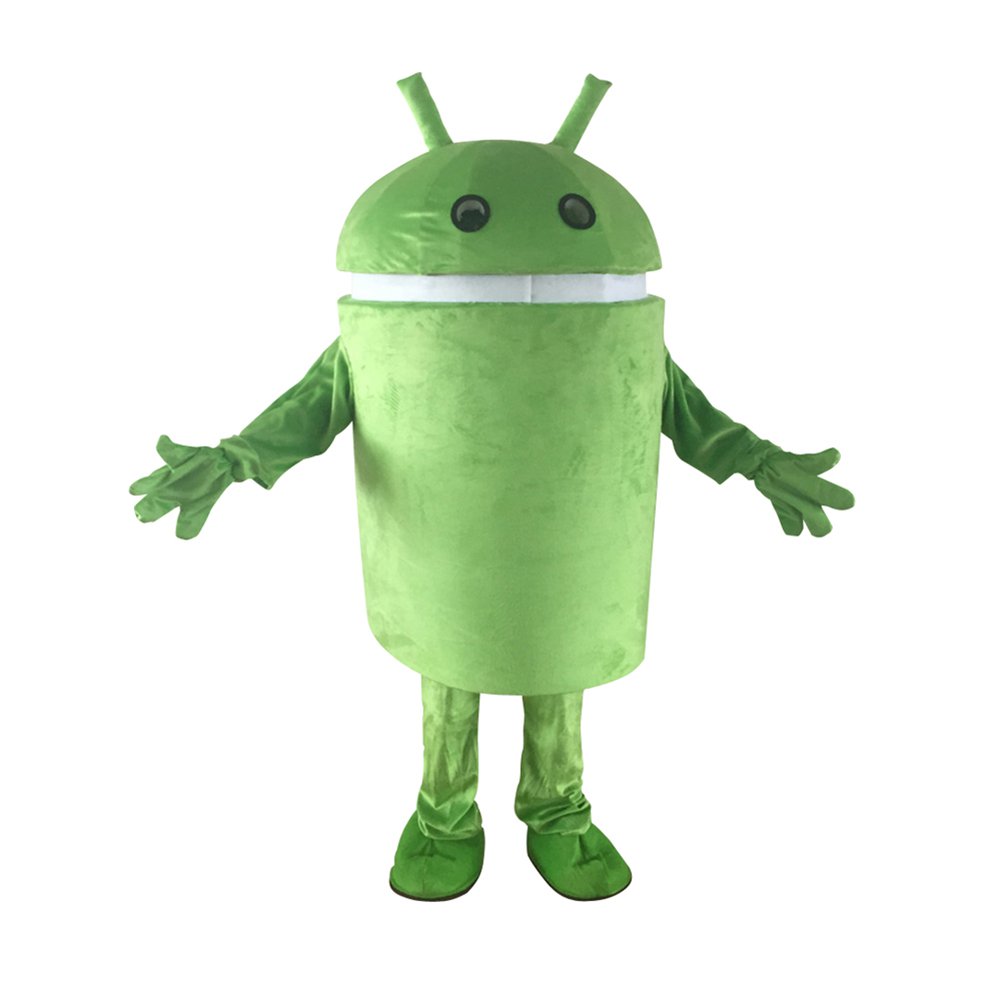 CosplayDiy Unisex Mascot Costume Android Mascot Costume Cosplay For ...