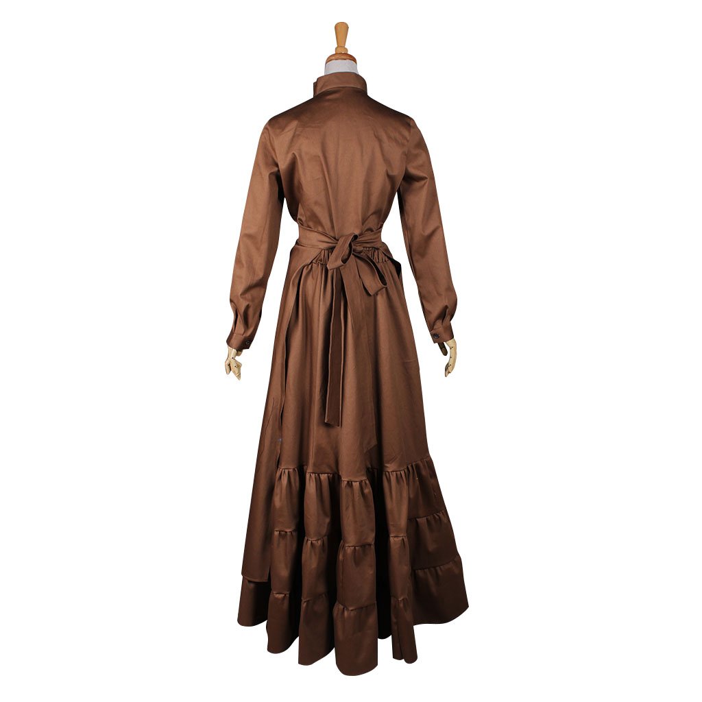 CosplayDiy Women's Brown Medieval Renaissance Victorian Europe Maid ...