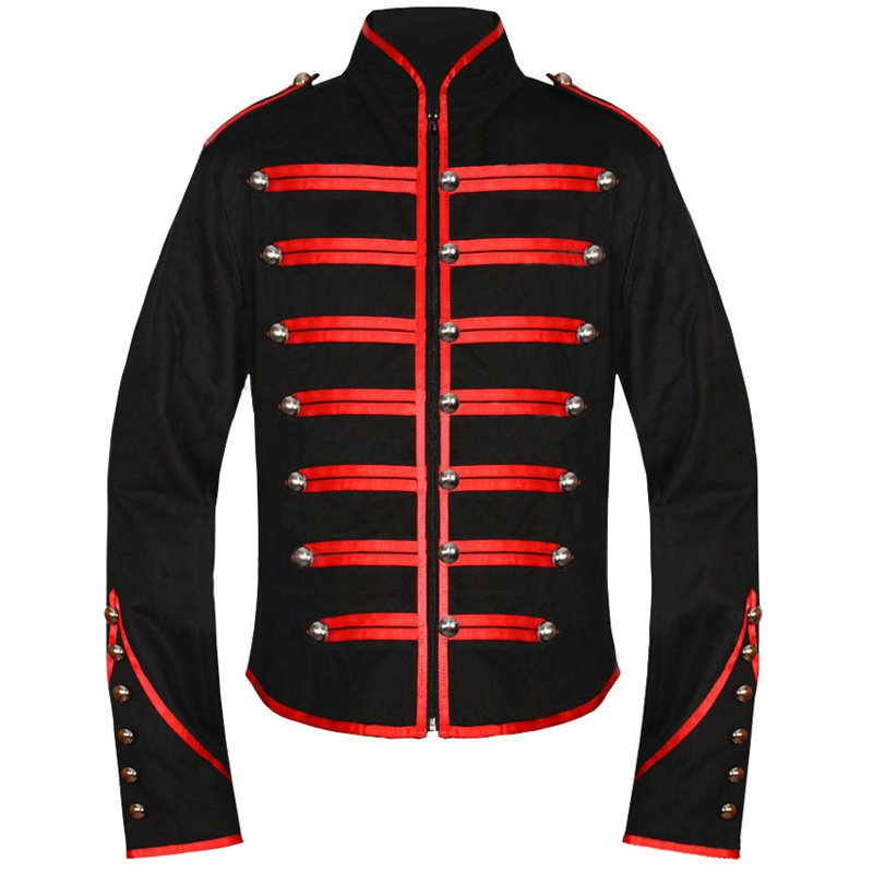 Custom Made Emo Red Military Parade My Chemical Romance Jacket For ...
