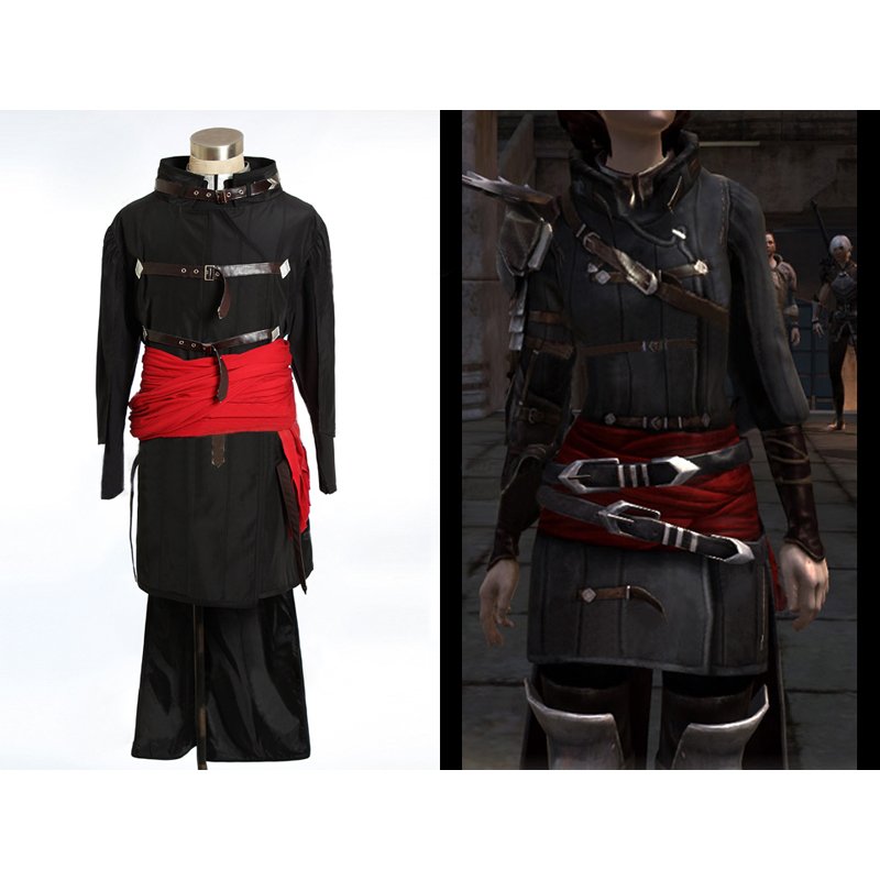 Custom Made Dragon Age II Cosplay Marian Hawke Costume Set For Halloween