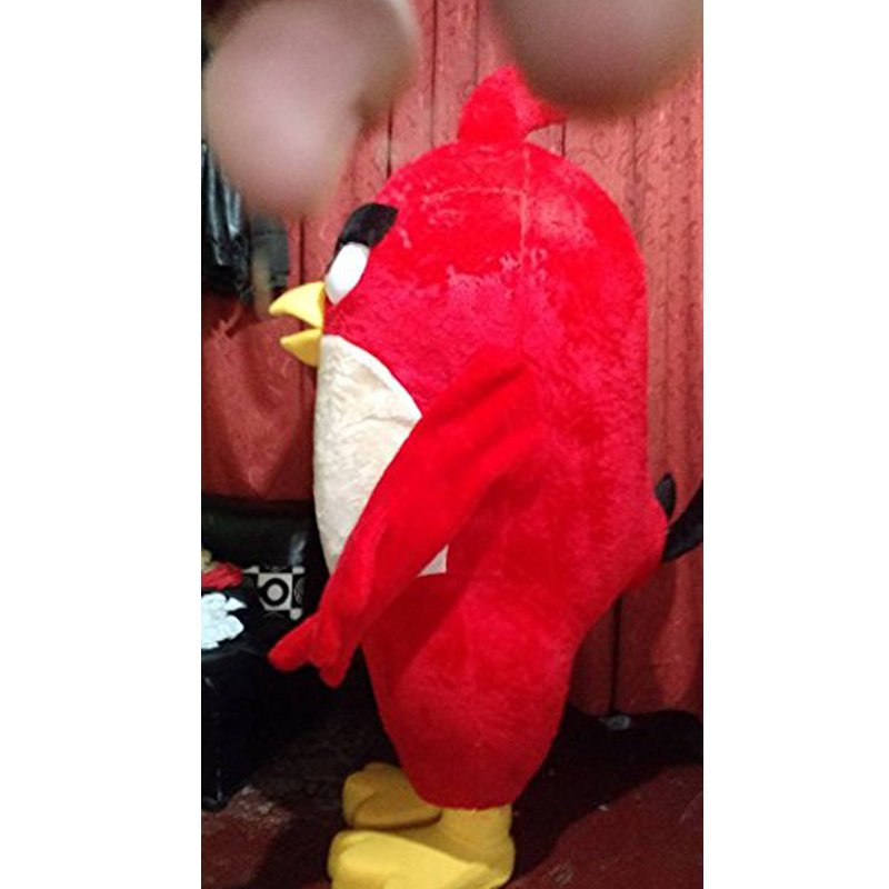 CosplayDiy Unisex Mascot Costume Red Angry Bird Cosplay For Chritmas Party