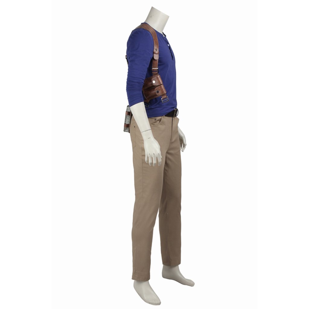 CosplayDiy Men's Uncharted 4 A Thief's End Nathan Drake Costume Cosplay