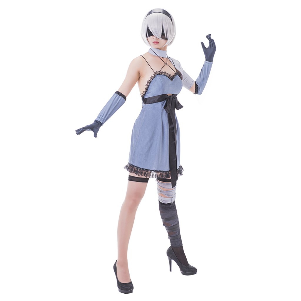 Custom Made NieR Automata 2B YoRHa No.2 Type B Sexy Dress Costume ...