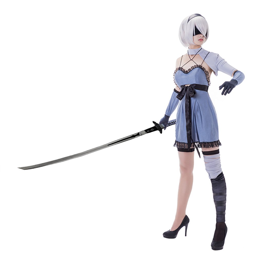 Custom Made NieR Automata 2B YoRHa No.2 Type B Sexy Dress Costume ...