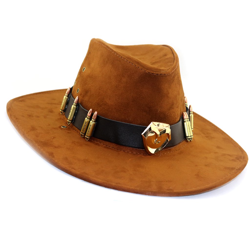 Free Shipping Overwatch Jesse Mccree Cape Hat Cosplay Accessories