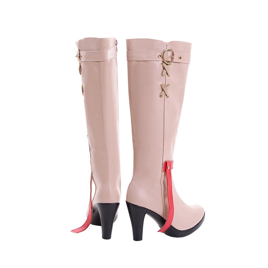 Final Fantasy Cindy Shoes Cosplay Women's High Heel Boots Cosplay ...