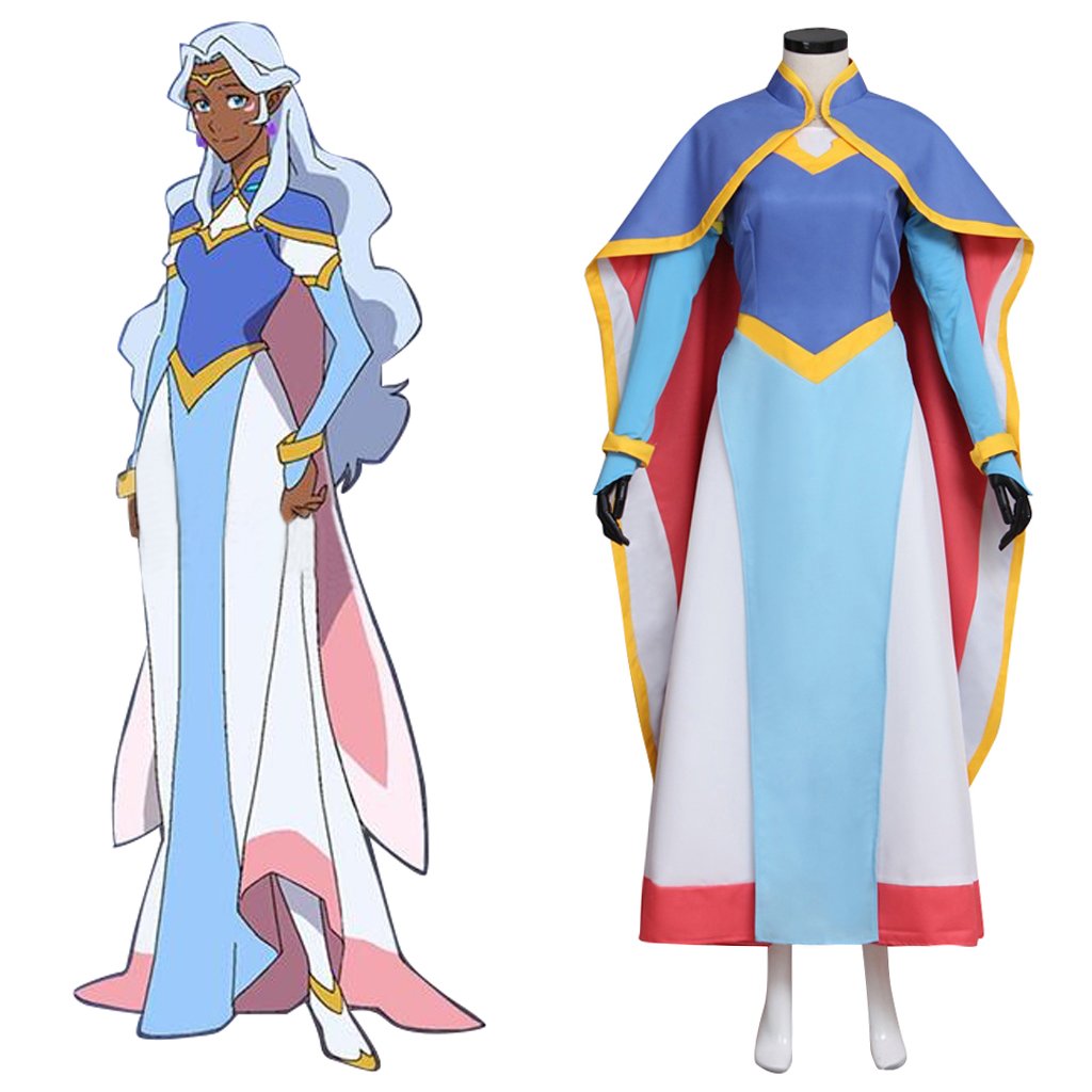 Voltron:Legendary Defender Allura Costume Dress Cosplay for Halloween ...