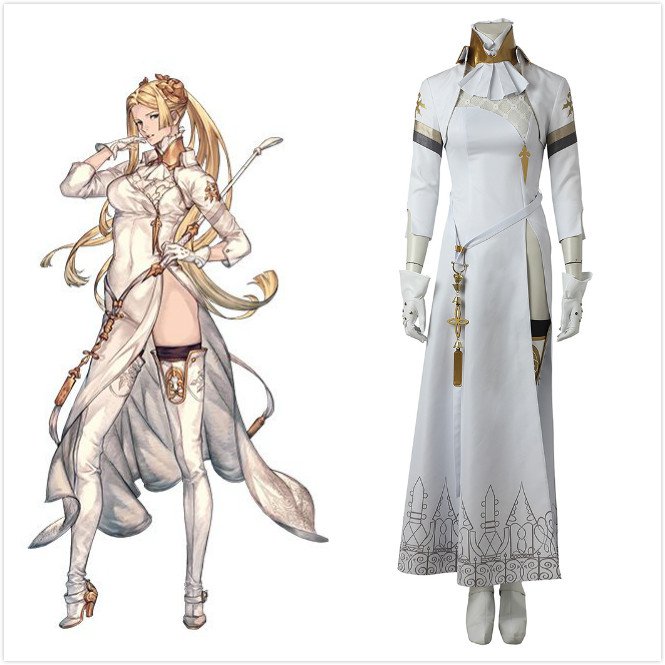 NieR Automata YoRHa Commander White Costume Cosplay Women's Costume
