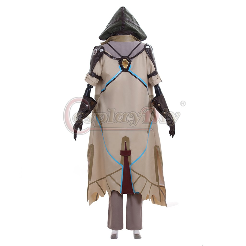 OW Ana Armor Cosplay Costume New Hero Battle Suit Overwatch Halloween ...