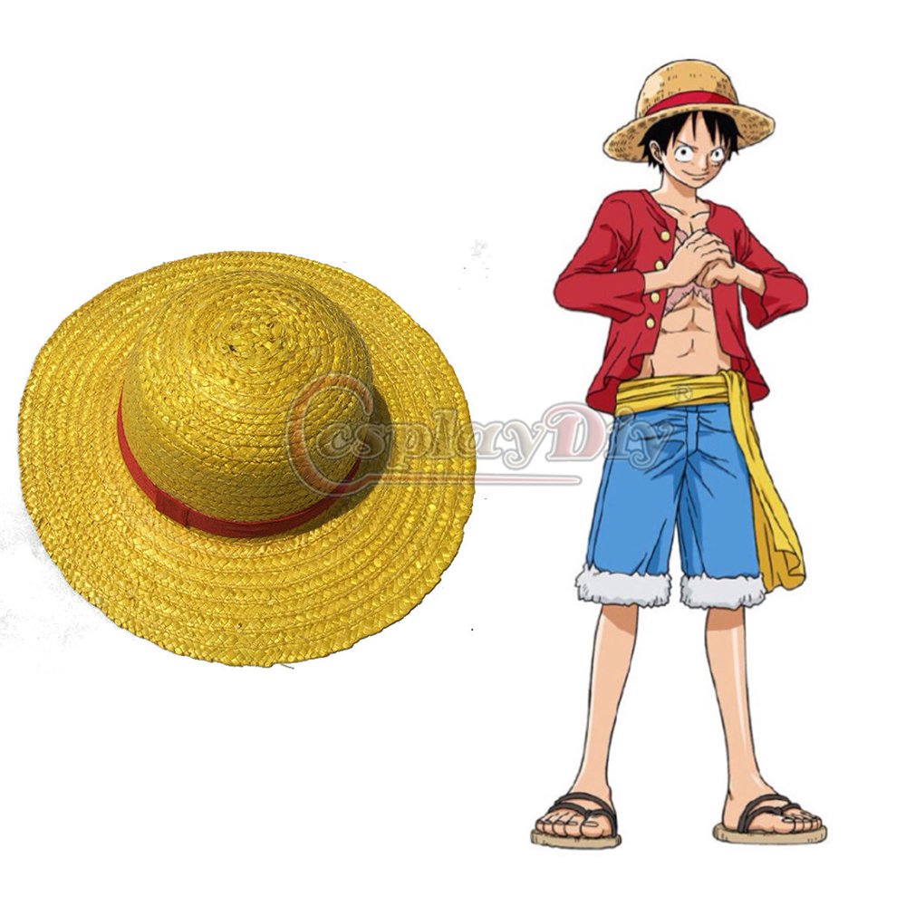 Anime One Piece Monkey D. Luffy Hat Cosplay Adult Hat For Cosplay