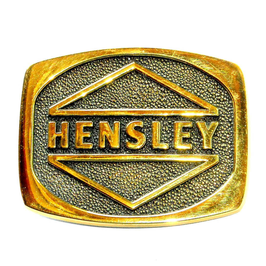 Hensley Industries BTS Brass Vintage Belt Buckle