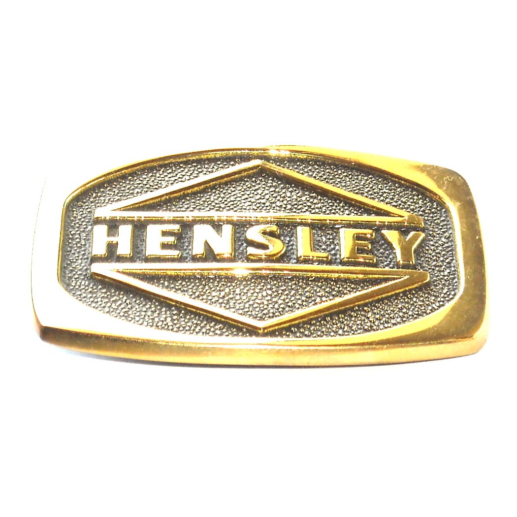Hensley Industries BTS Brass Vintage Belt Buckle