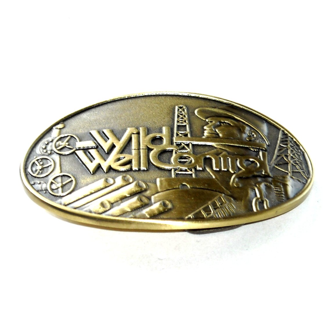 Wild Well Control Texas Limited Edition Solid Brass Belt Buckle