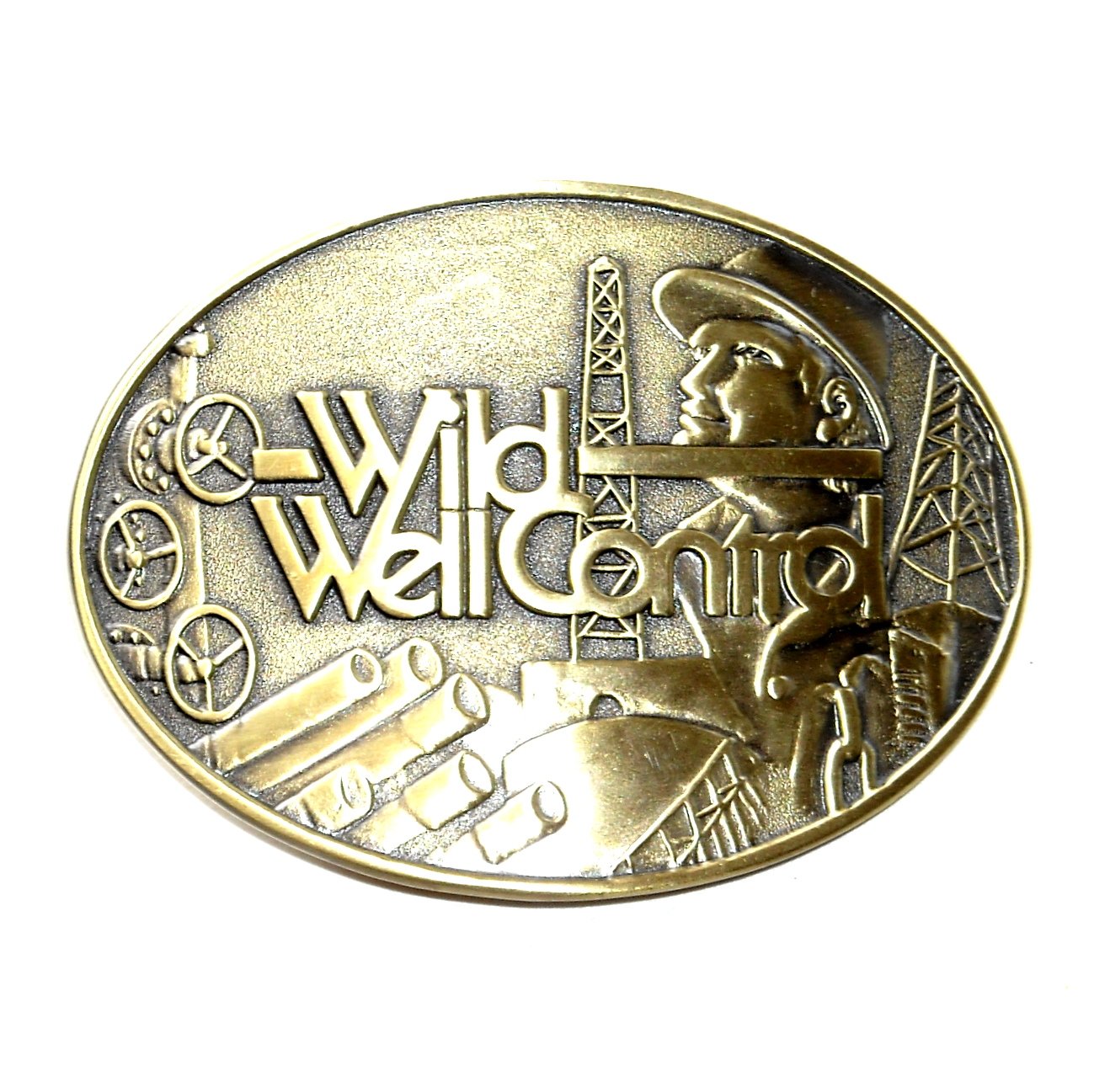 Wild Well Control Texas Limited Edition Solid Brass Belt Buckle