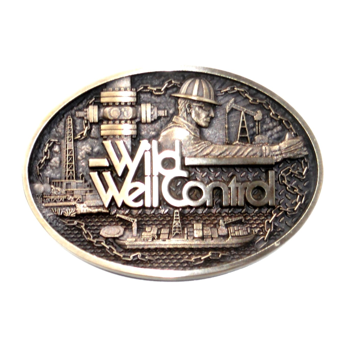 Wild Well Control Houston 3D Limited Edition Solid Bronze Belt Buckle
