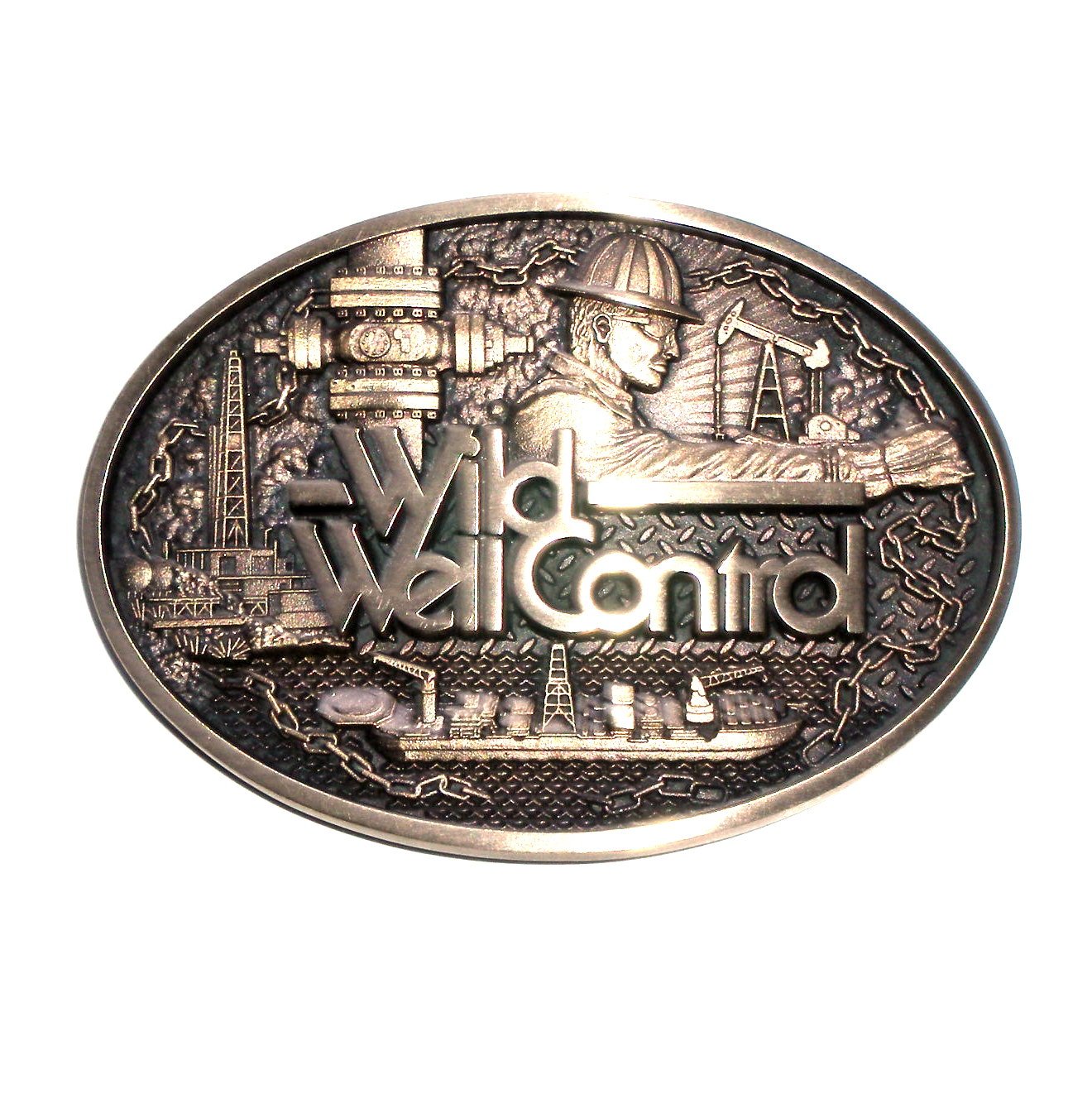 Wild Well Control Texas Limited Edition Solid Bronze Belt Buckle