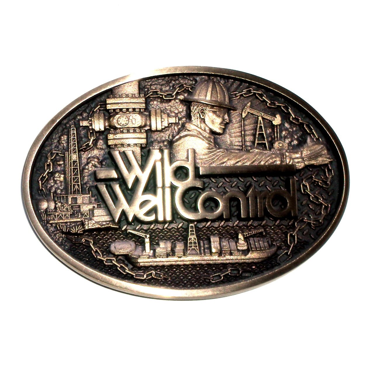 Wild Well Control Texas Limited Edition Solid Bronze Belt Buckle